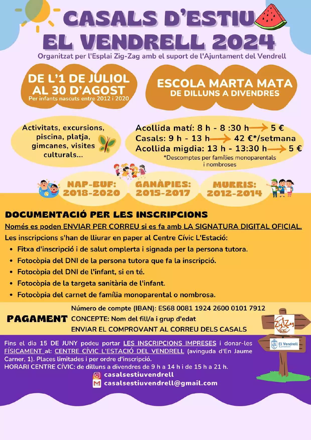 Hasta mañana: Casals de verano 2024 el Vendrell